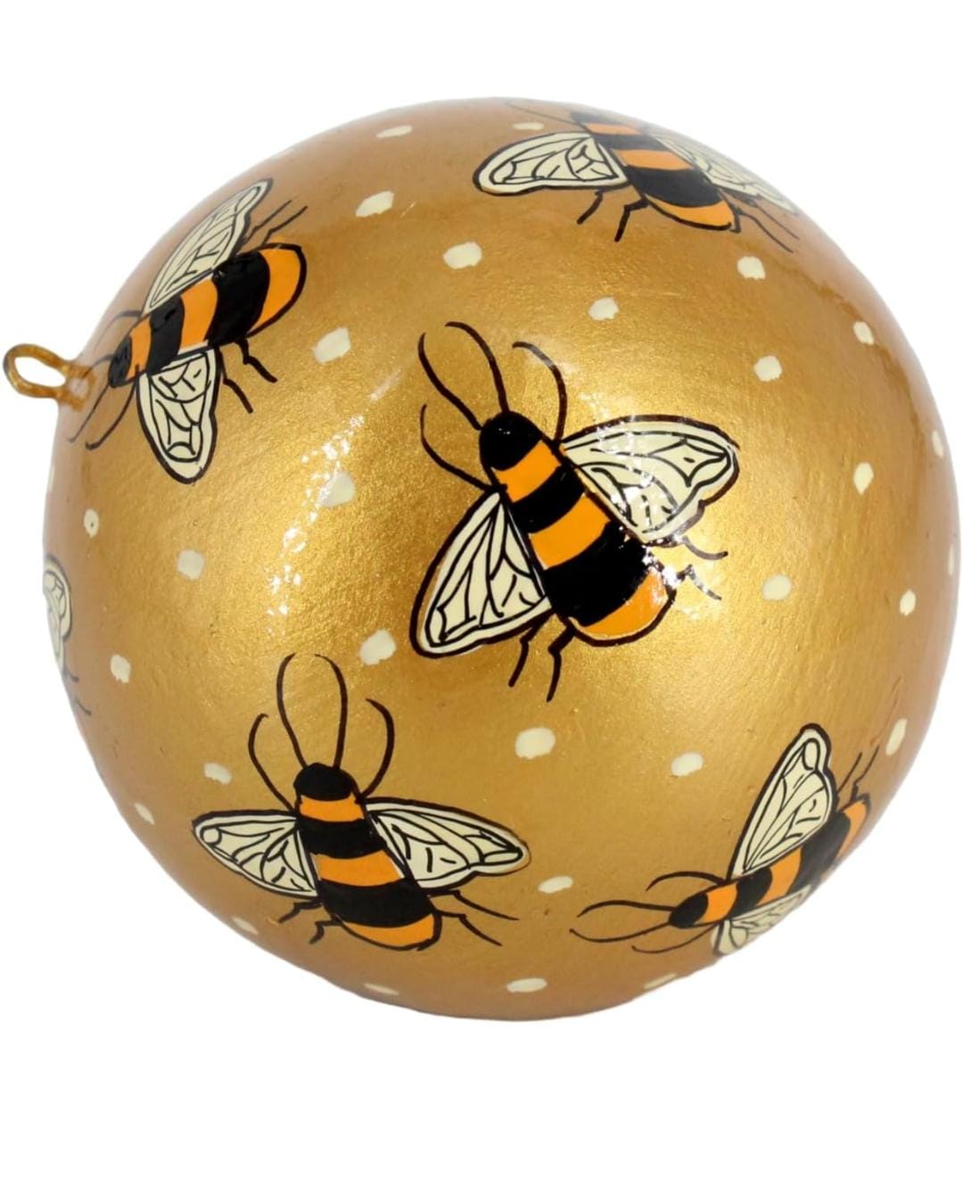 Hand-Painted Paper Mache Christmas Ornaments - Baba Art & Crafts