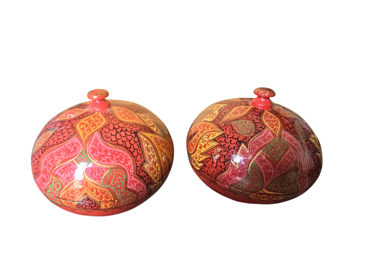 Authentic Kashmiri Paper Mache Boxes - Handmade Indian Artistry